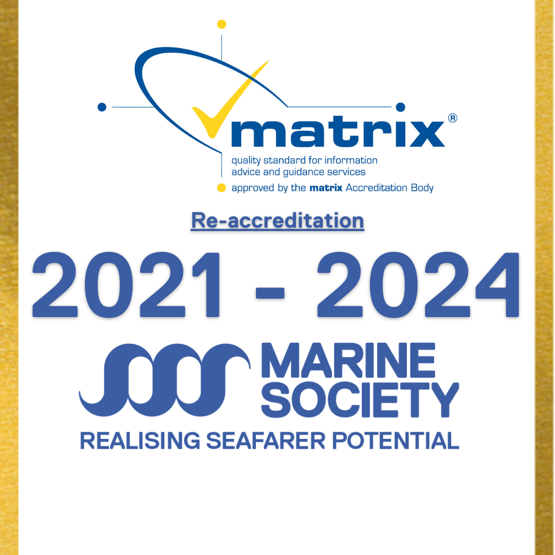 Marine Society earn further three year accreditation from Matrix ...