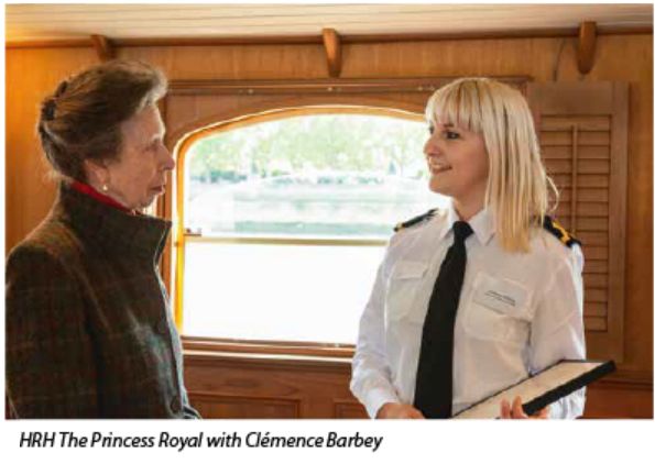 The Princess Royal presents Marine Society apprentice with outstanding ...